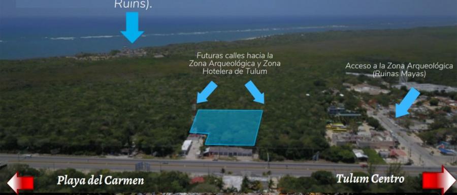 Tulum Terreno de 3,200 M2 a 500 metros de las ruinas - TEV306482